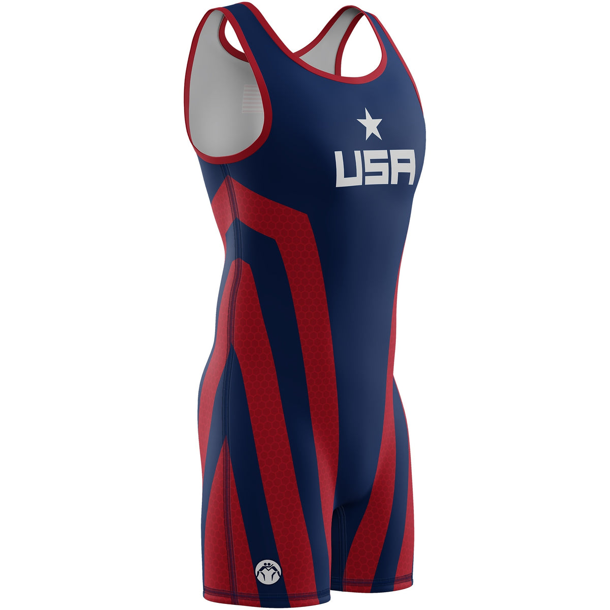 WrestlingMart USA Breakdown Singlet